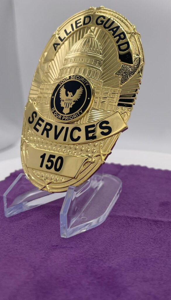 Oval Badge Capital Building 6-D11 | Owl Badges
