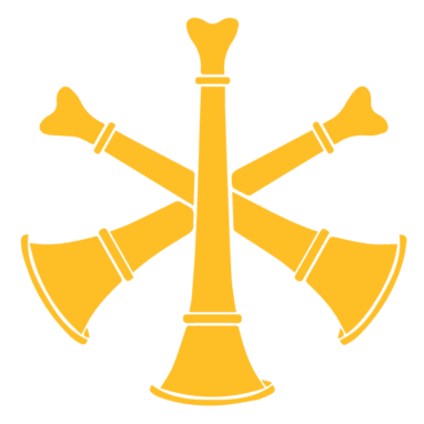 3-Bugle-Gold – Owl Badges