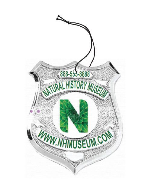Shield Air Freshener Badge – Owl Badges