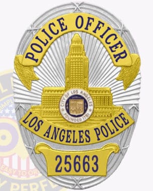 LAPD Badges | Custom Design Online | No Minimum