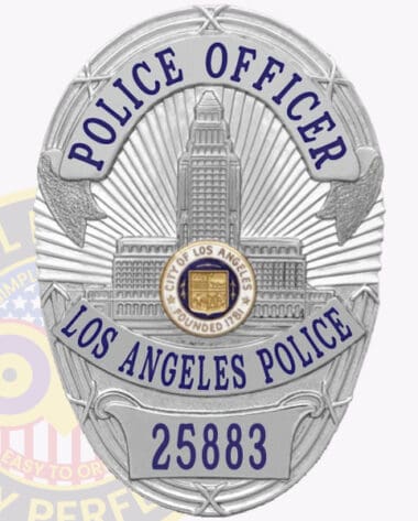 LAPD Badges | Custom Design Online | No Minimum