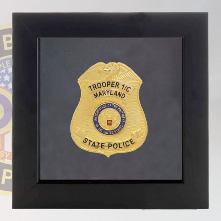 Police Badge Shadow Box | Order With A Custom Police Badge