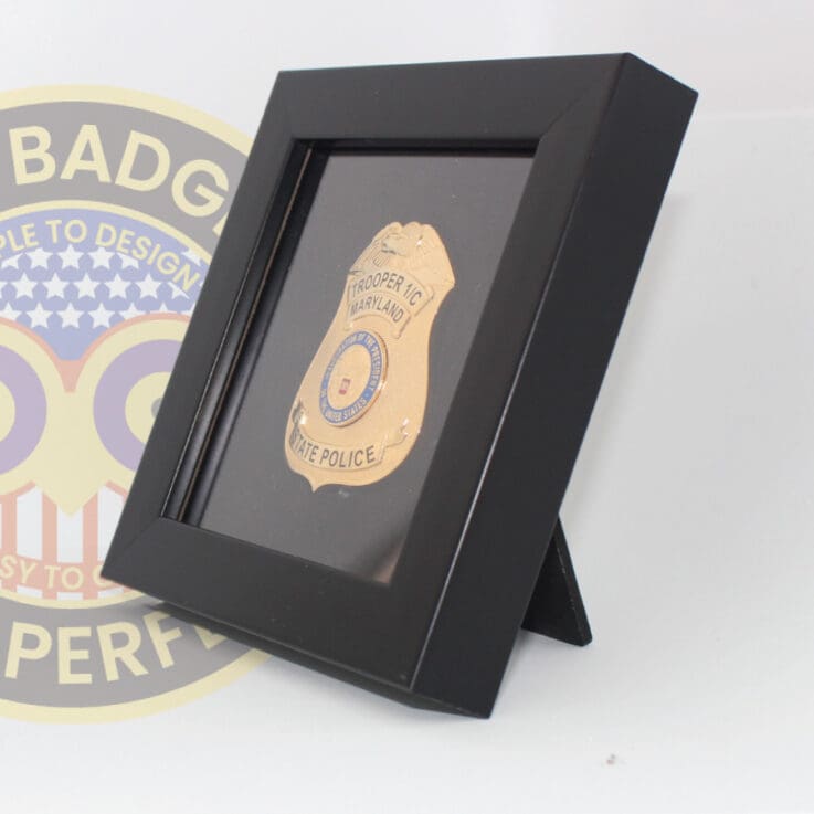 Police Badge Shadow Box | Order With A Custom Police Badge