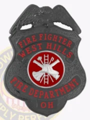 Buy Custom Firefighter Badges | Personalized Fireman Badges