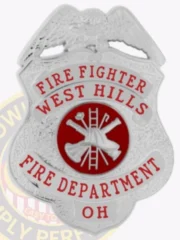 Buy Custom Firefighter Badges | Personalized Fireman Badges
