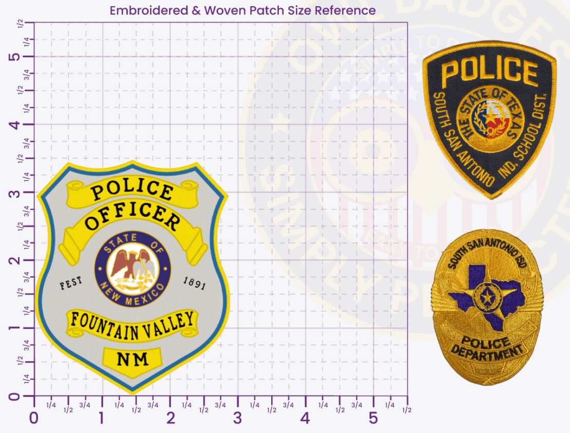 Custom Police Patches | PO's Accepted | Order 10 Pieces
