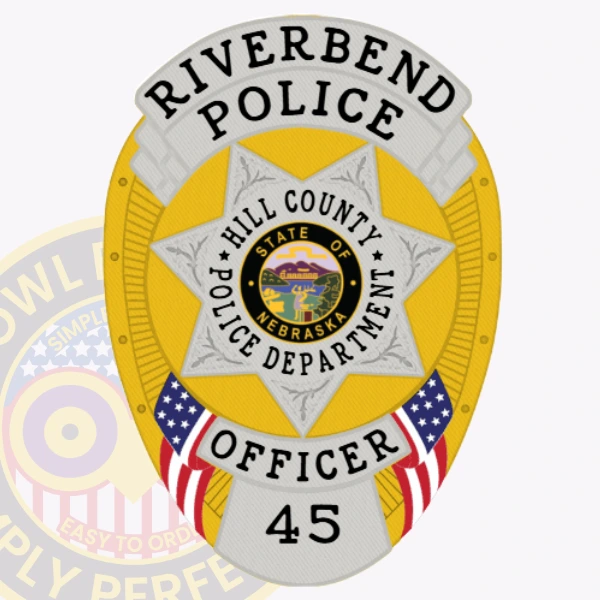 Custom Police Badge Patches For Ranks And Titles