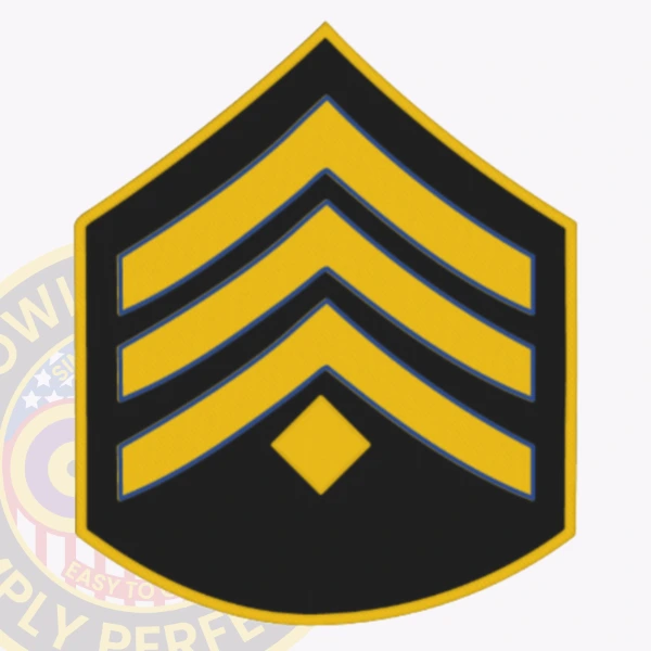 Police Rank Chevron Detective II PRC1-DT 2 | Owl Badges