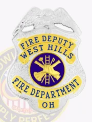 Buy Custom Firefighter Badges | Personalized Fireman Badges