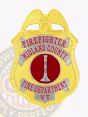 Buy Custom Firefighter Badges | Personalized Fireman Badges