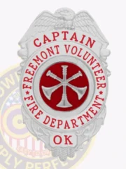 Buy Custom Firefighter Badges | Personalized Fireman Badges