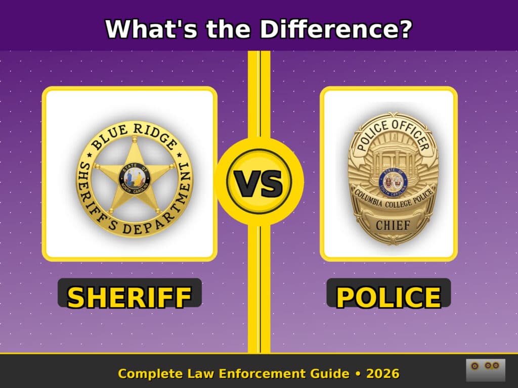 Sheriff Vs Police: What's The Difference? (2026 Guide)